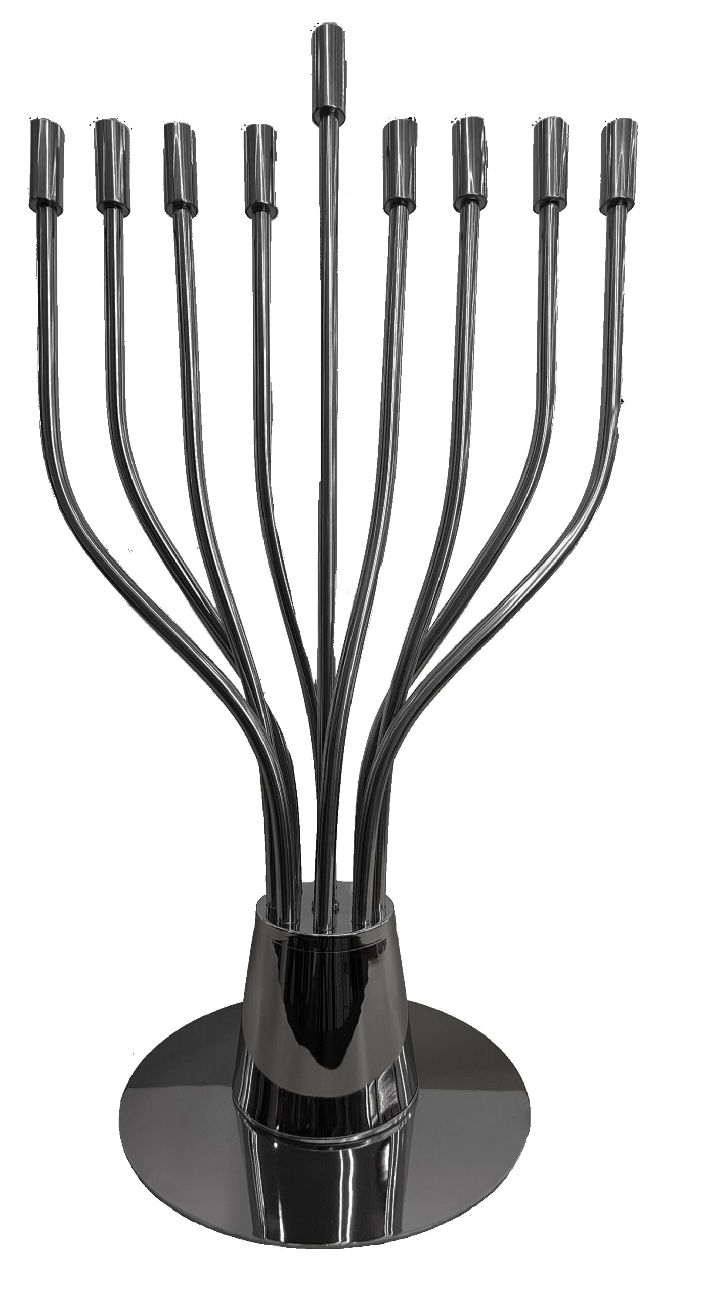 Chanukkiah Large70 cm David Harp Silver - Hadarya